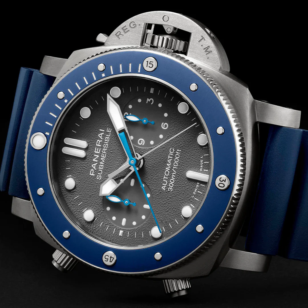 Panerai Submersible Chrono Guillaume Néry Edition PAM00982. PandaTells.com