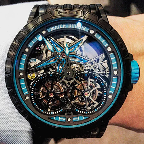 Roger Dubuis Excalibur Spider Pirelli Double Flying Tourbillon ...