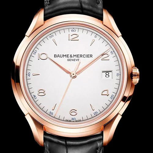 Baume & Mercier Clifton 1830 с кремниевой спиралью баланса. PandaTells.com