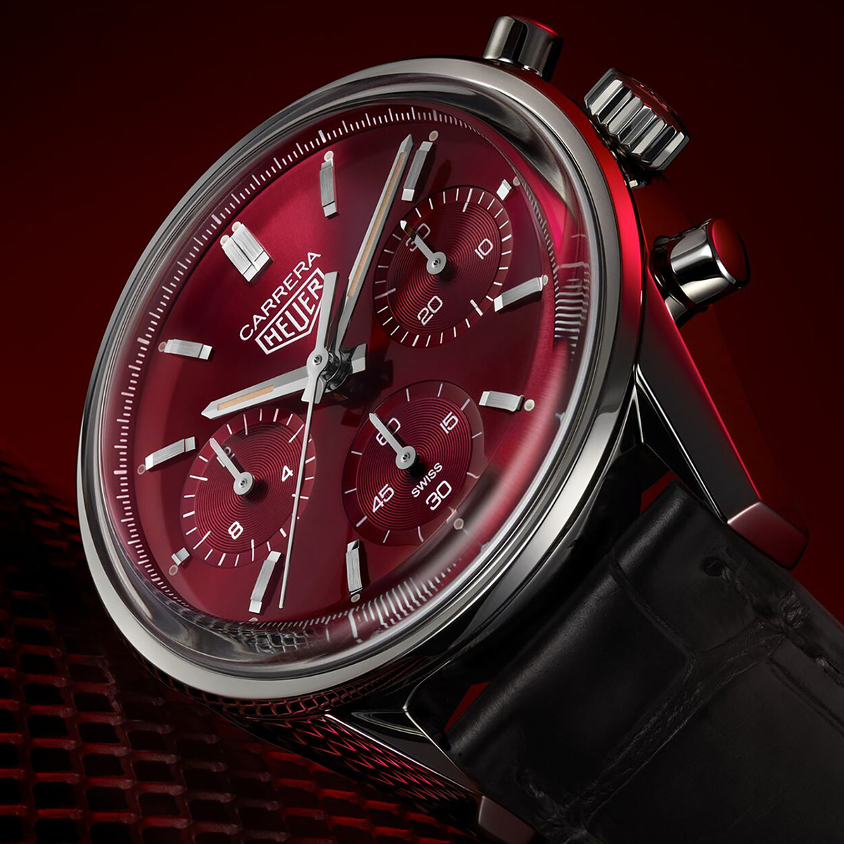 TAG Heuer Carrera Red Dial Limited Edition. PandaTells.com