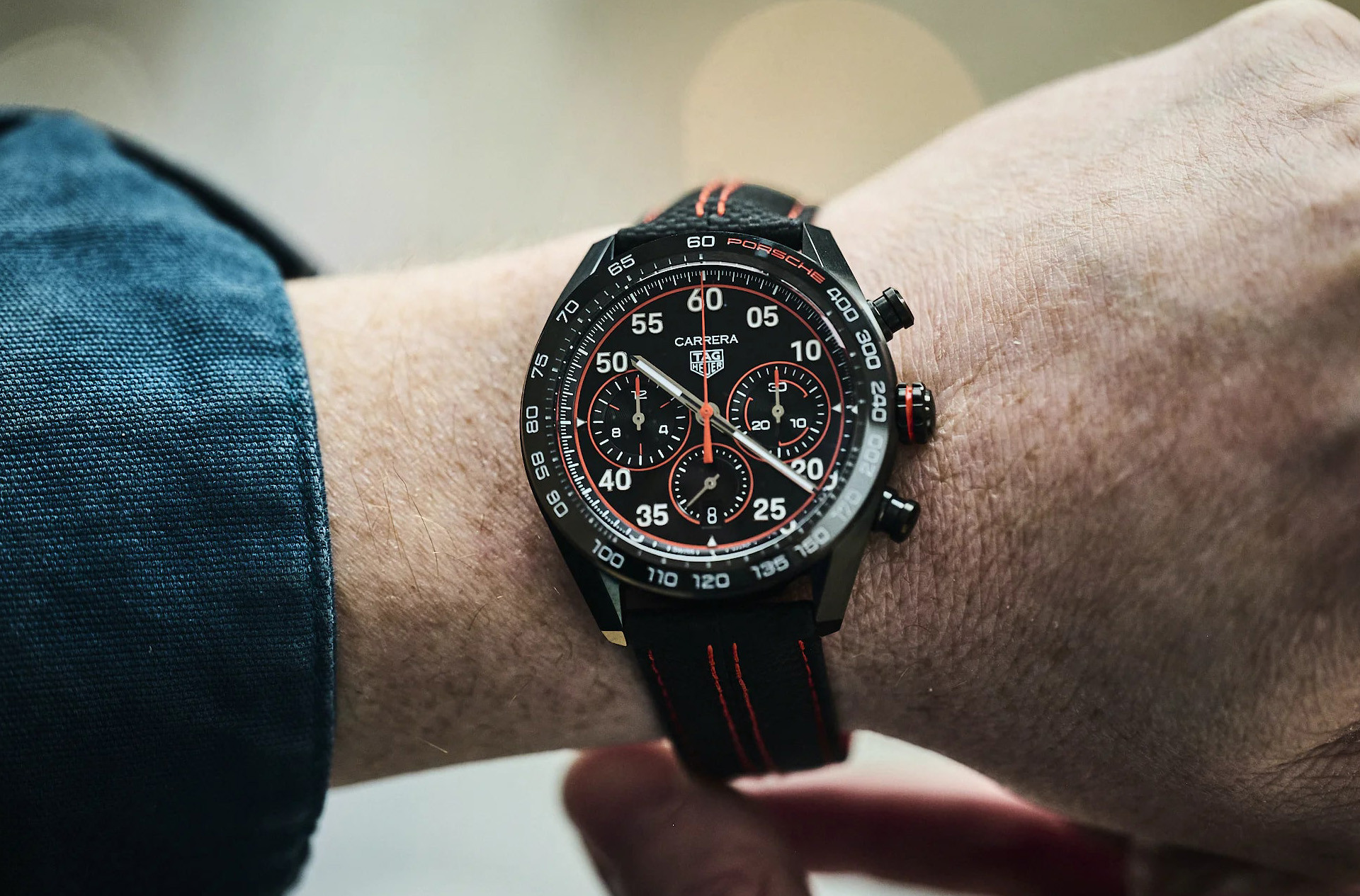 Новый хронограф TAG Heuer в стиле Porsche. Элегантный full black с ...