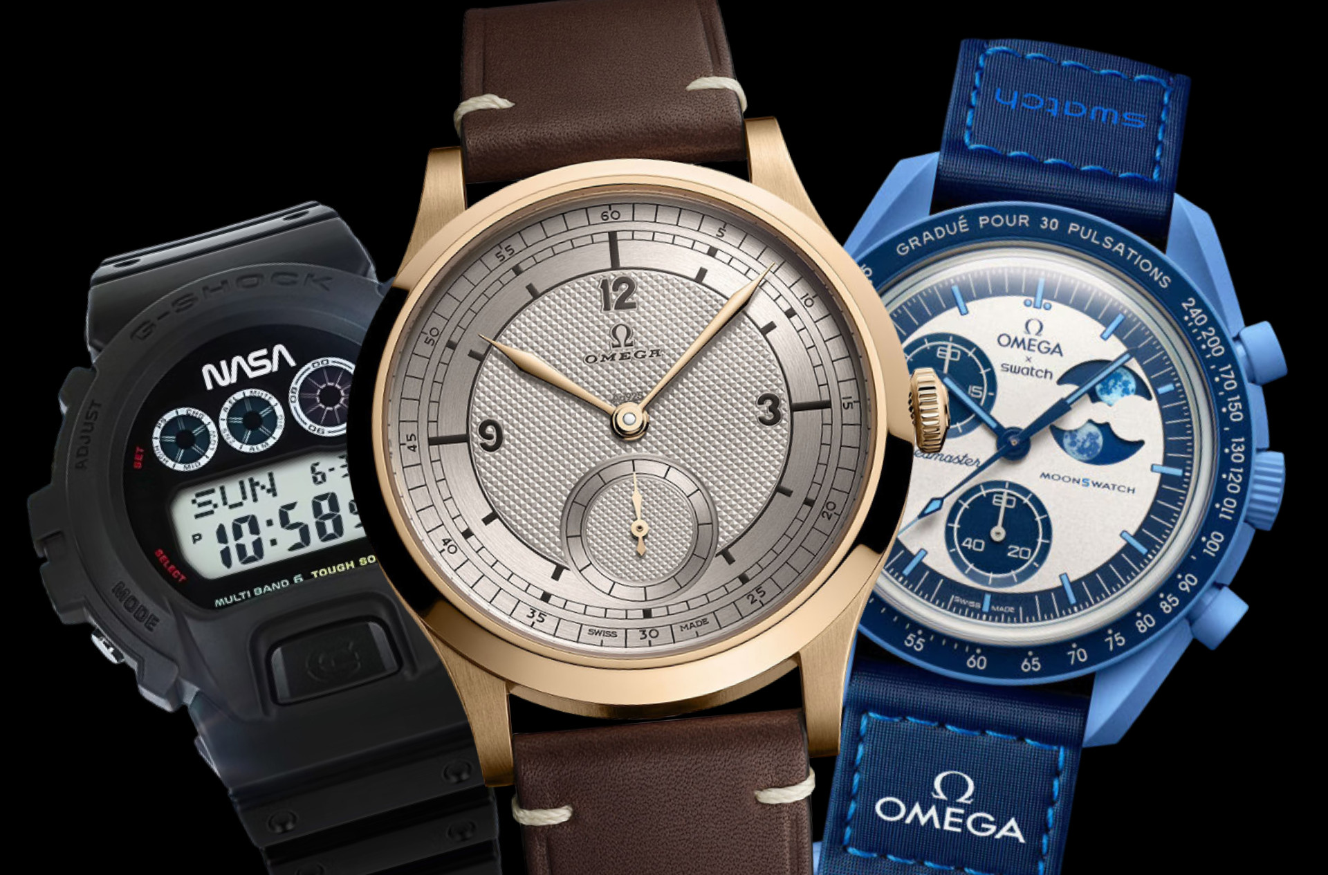 Omega в честь олимпийских медалей, MoonSwatch в честь Голубой луны ...