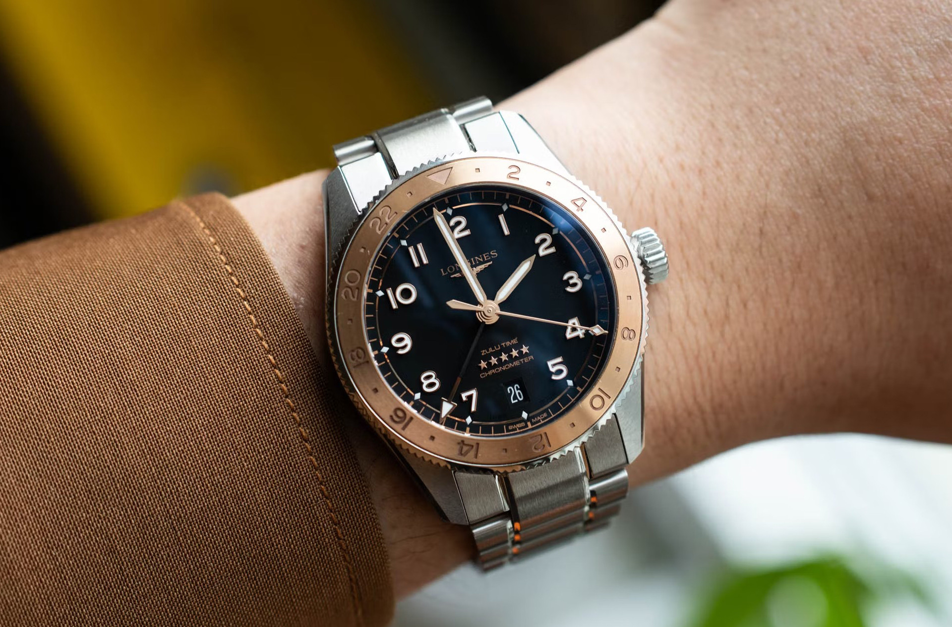 Longines Spirit Zulu Time 1925. PandaTells.com