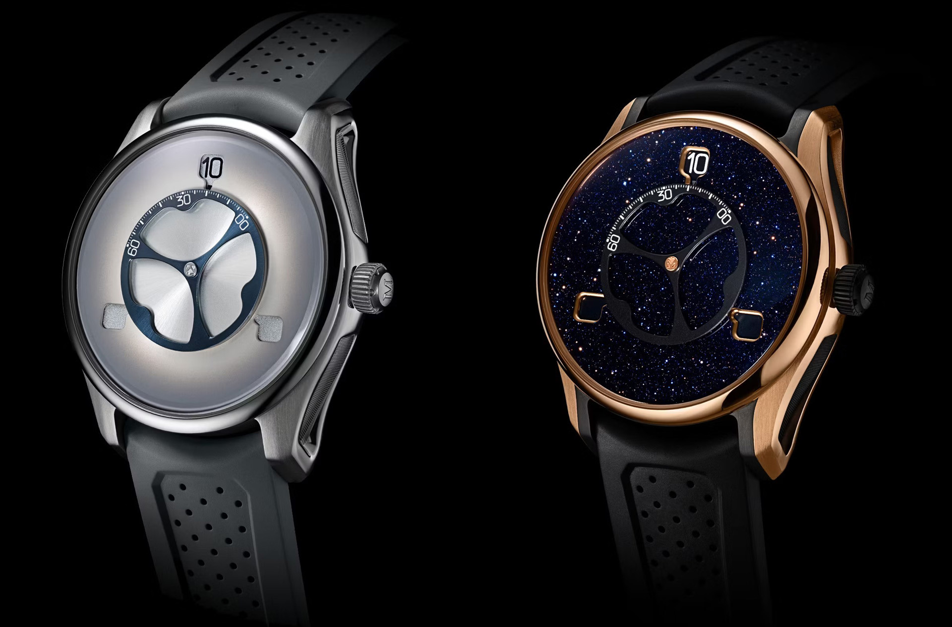 H. Moser & Cie. Pioneer Flying Hours. PandaTells.com