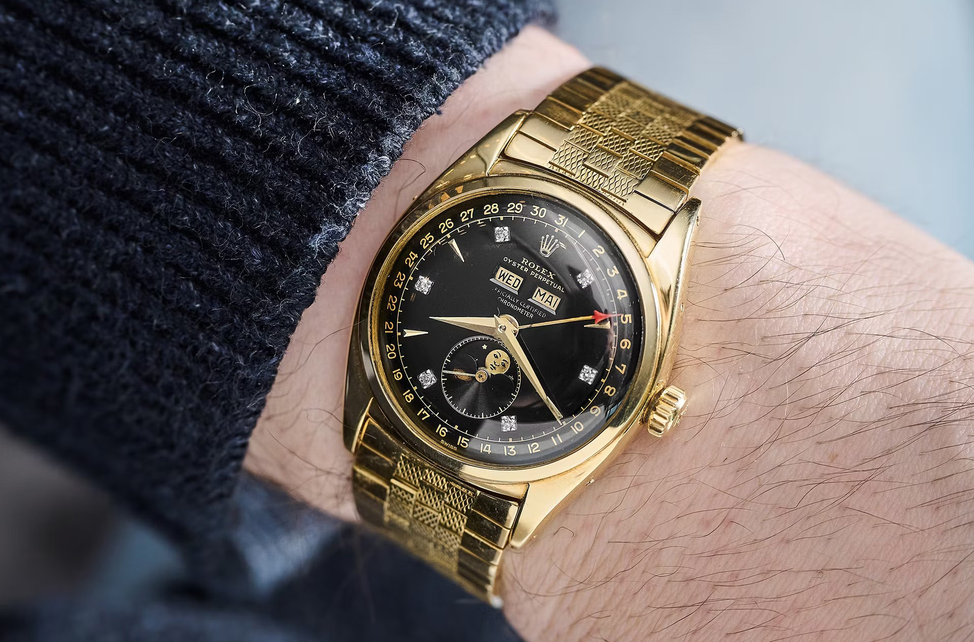 Rolex Ref. 6062 в корпусе из желтого золота проданы за рекордную сумму ...