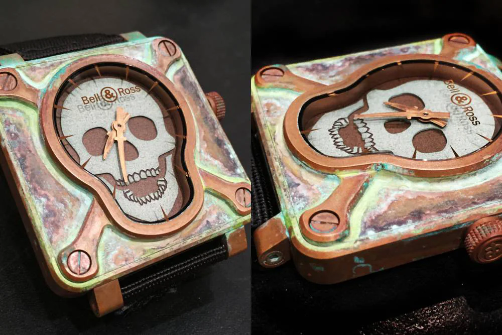 Bell & Ross BR01 Skull Patine 1120. PandaTells.com