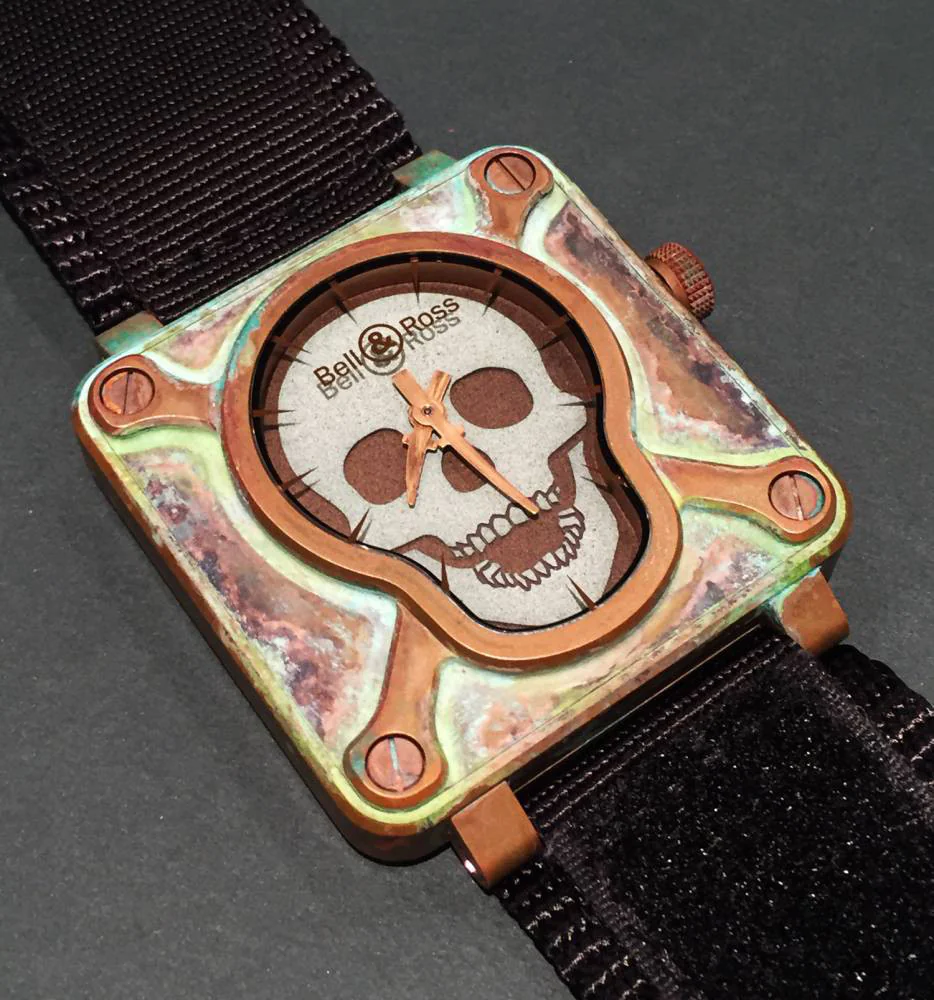 Bell & Ross BR01 Skull Patine 1120. PandaTells.com